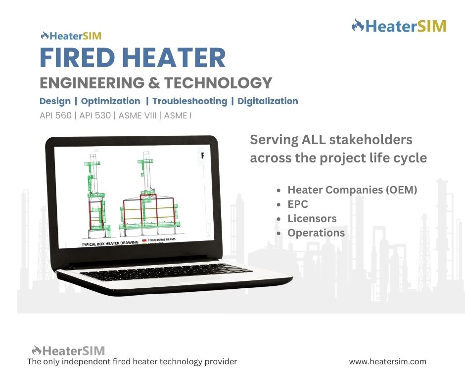 HeaterSIM - Fired Heater Digitalization in Refineries