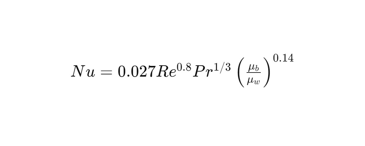 HeaterSIM - Heat Transfer Coefficient Correlations